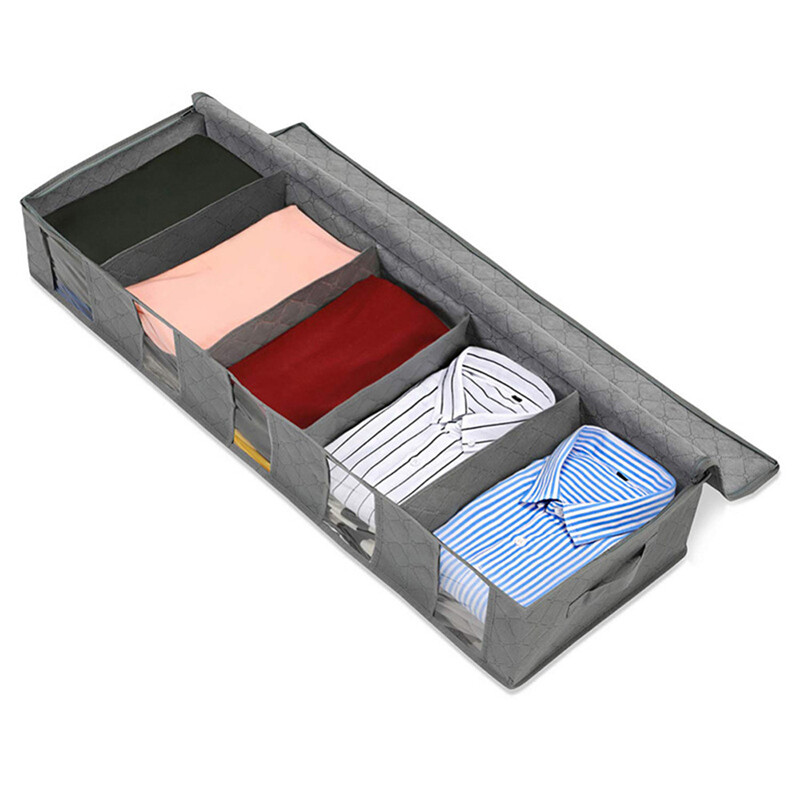 Large Under Bed Storage Boxes Thick Breathable Underbed Clothes Storage ...