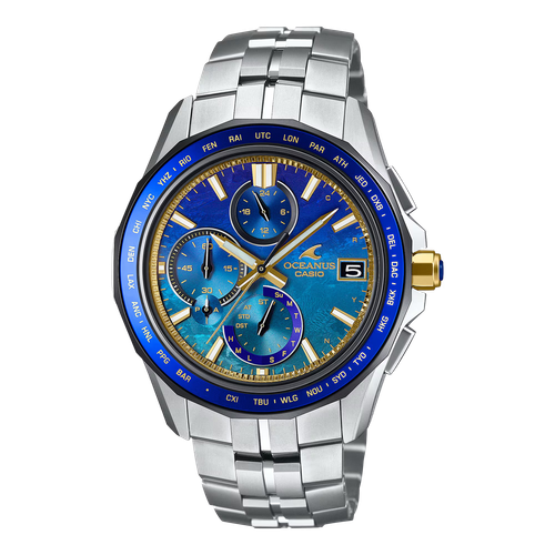 Casio OCWS7000SS-2A 50th Anniversary Manta Sky and Sea Limited Edition ...