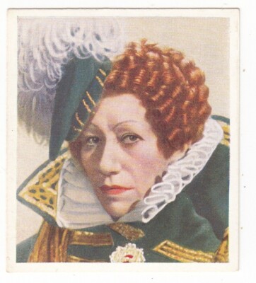 Vintage 1938 Movie Card of FLORA ROBSON as Queen Elizabeth | eBay