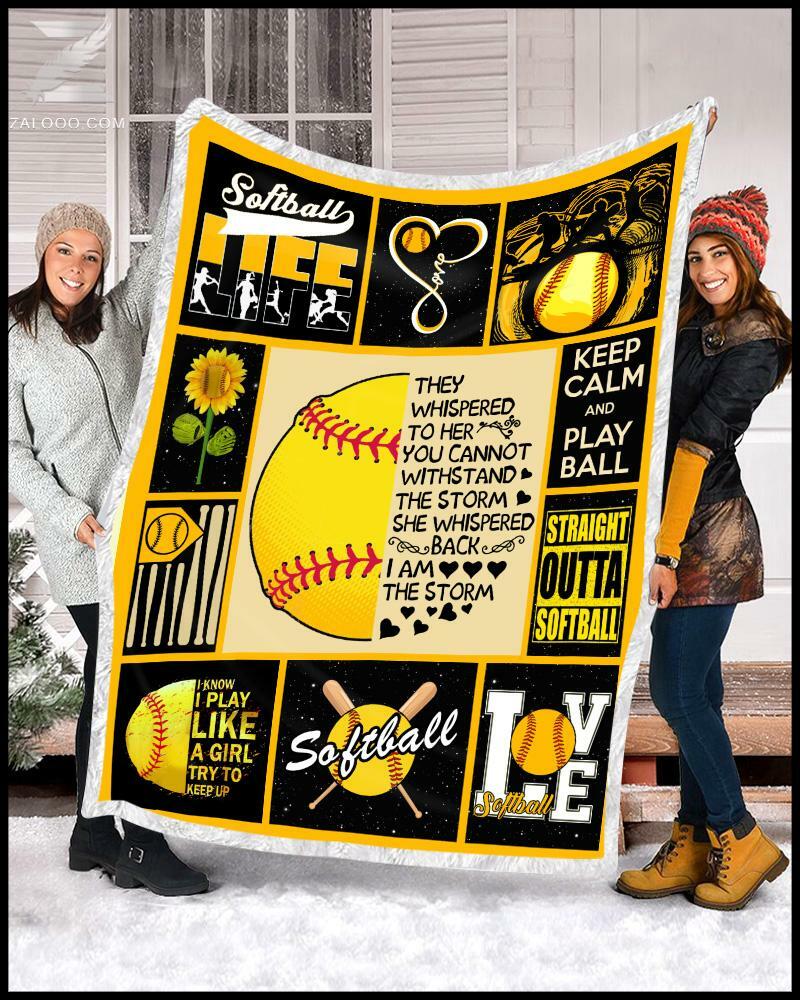 Softball Fleece Fabric