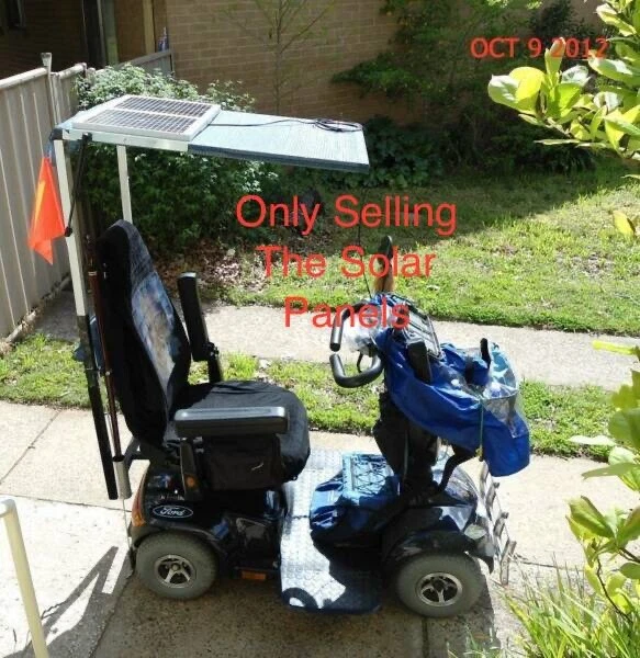 Made A Solar Canopy For My 80yo Neighbors Mobility Scooter,, 44% OFF