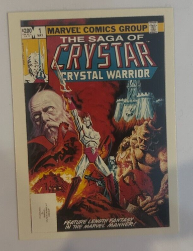 1991 Marvel Entertainment 1st Covers The Saga of Crystar Card | eBay