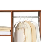 Single Mobile Open Wardrobe Storage Shelves Organizer With Clothes ...