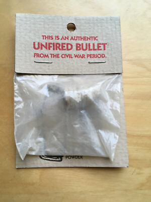 US CIVIL WAR UNFIRED BULLET | eBay