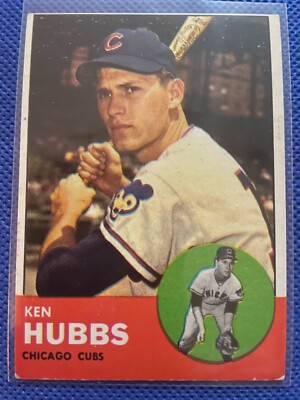 1963 topps # 15 KEN HUBBS | eBay