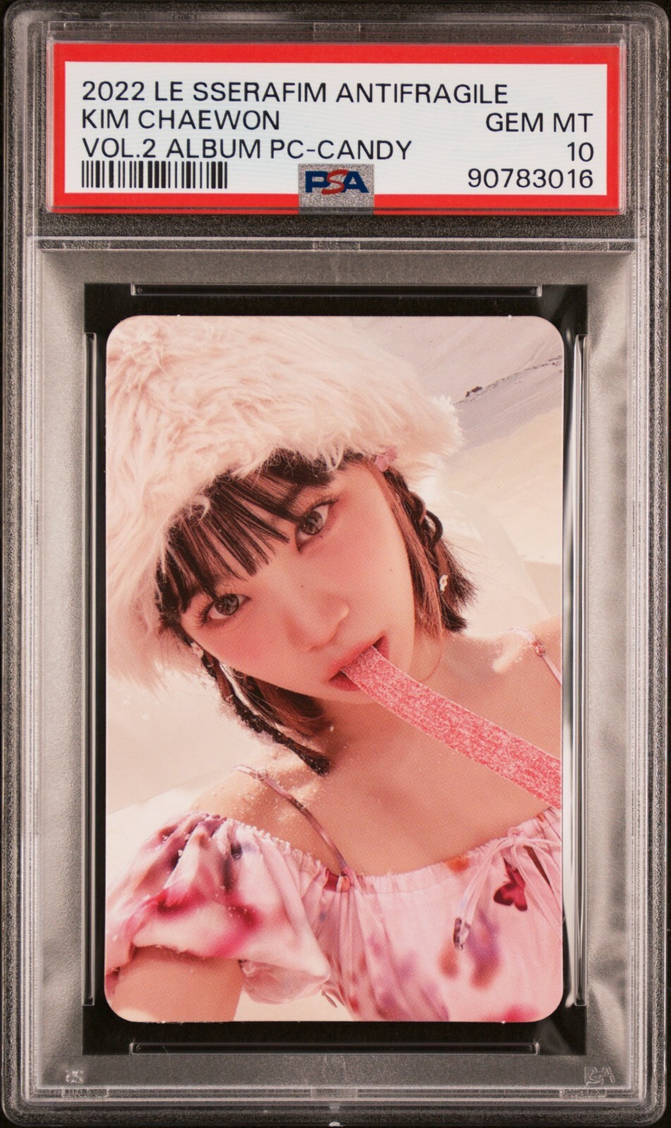 PSA 10 LE SSERAFIM 2nd Album Antifragile Vol.2 Photocards Candy Kim ...