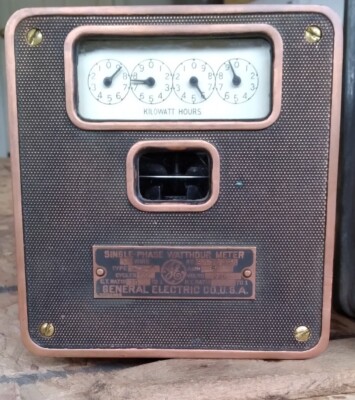 Electrical Meters - Vintage Electric Meter