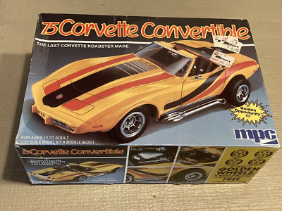 MPC '75 Corvette Convertible Model - 1/25 Scale Kit# 6360 - Open!! | eBay
