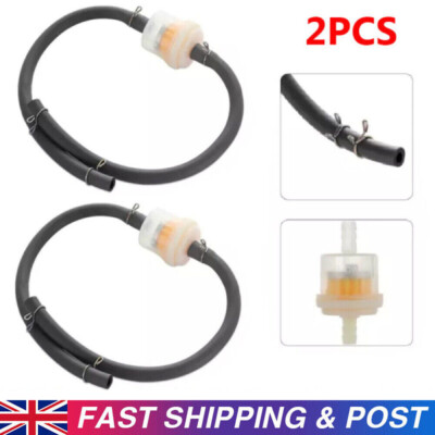 2Pcs Universal Motorbike Inline Fuel Filter Motorcycle Gas Fuel Filter ...