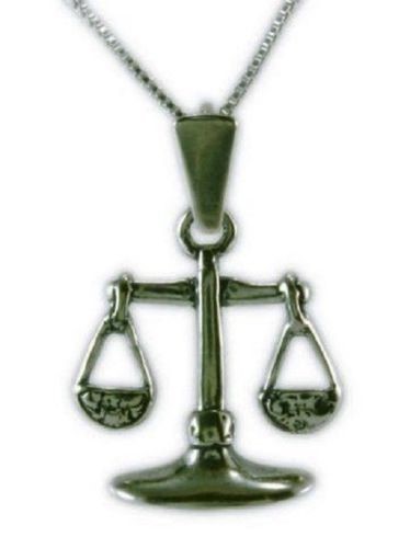 Silver 925 Libra pendant + chain , Astrology Horoscope | eBay