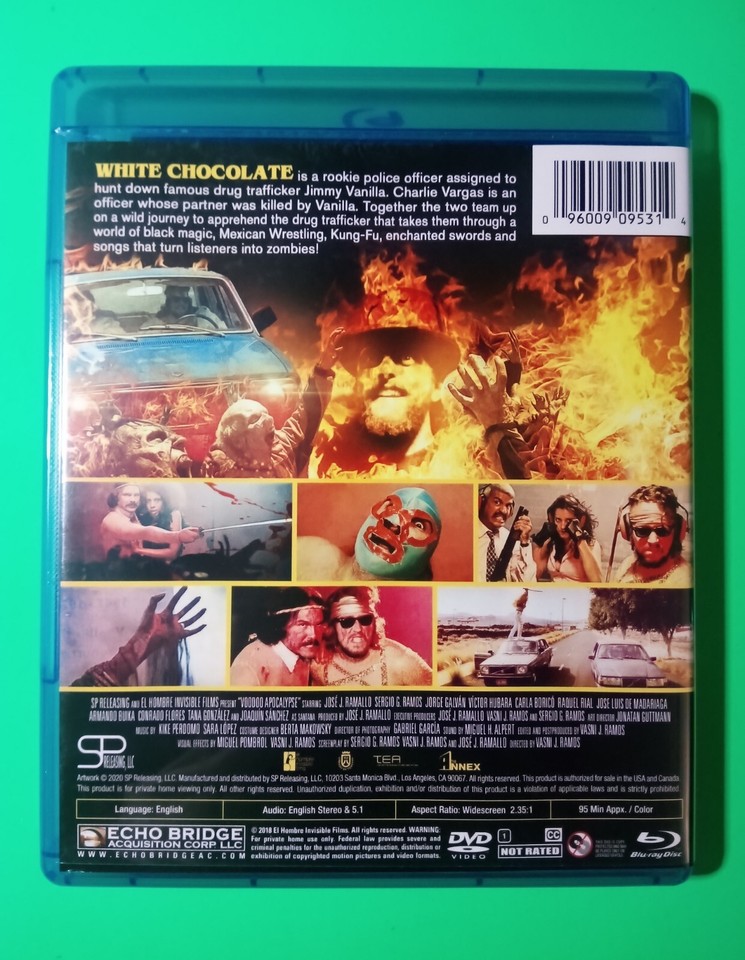 Voodoo Apocalypse (Blu-Ray/DVD Combo Pack, 2018, 2-Disc Set) Not Rated ...