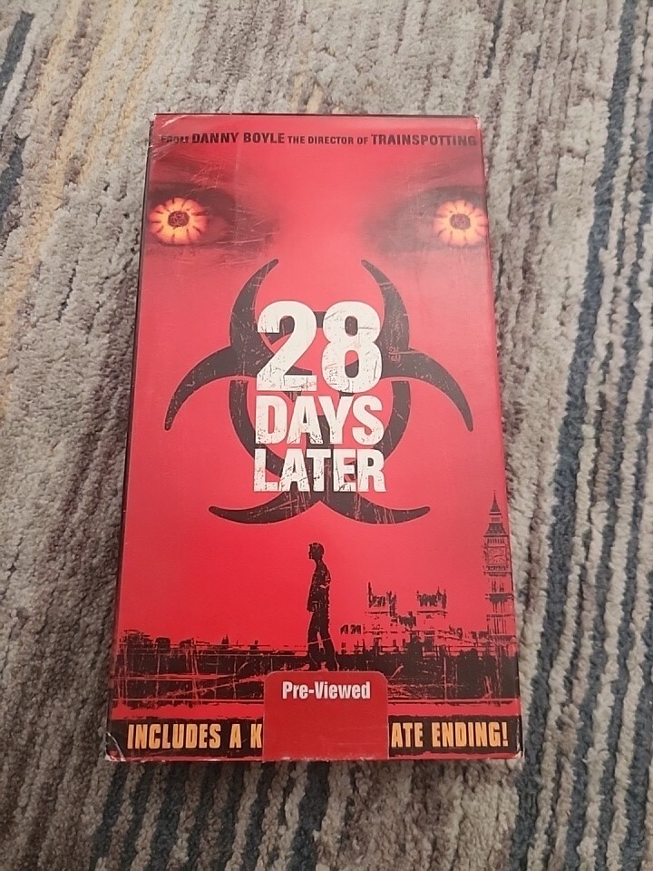 28 Days Later (20th Century Fox, VHS, 2003) W/ Alternate Ending Horror ...