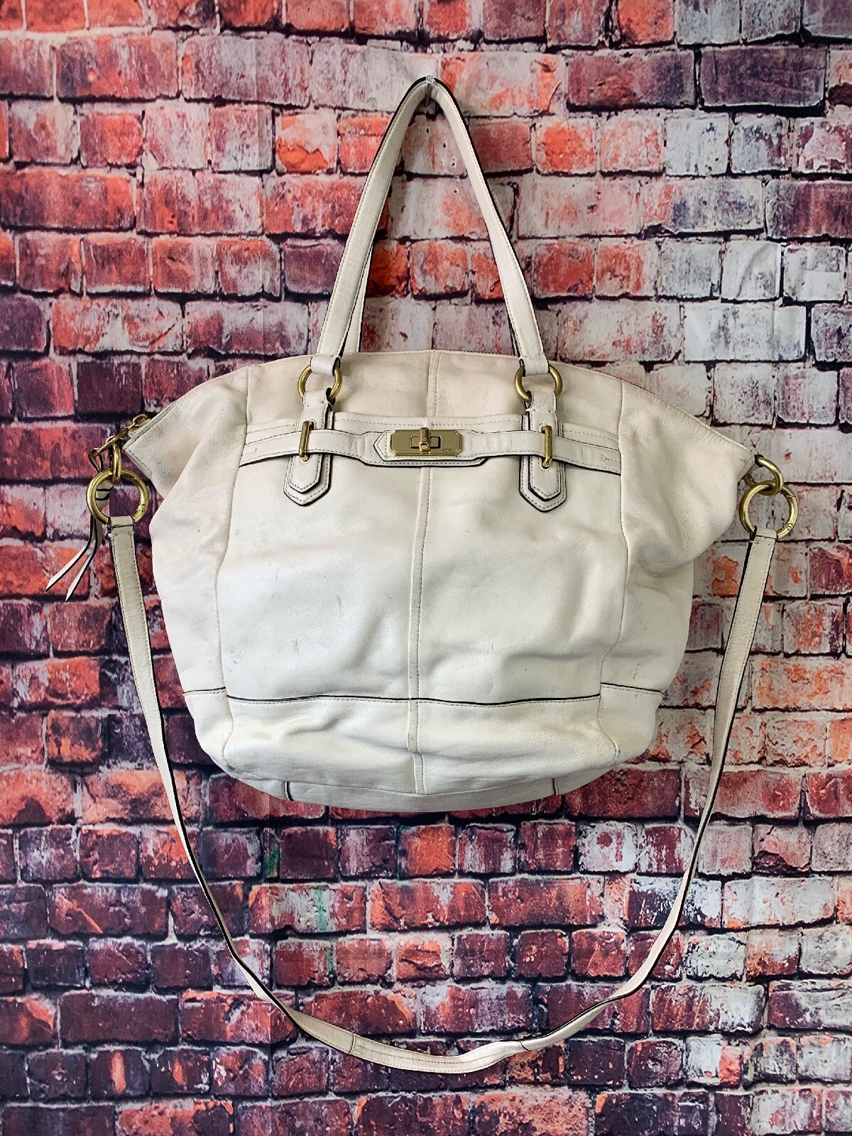 Coach Chelsea Leather Emerson North/South Satchel 178… - Gem