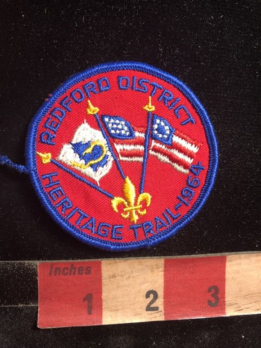 Vintage 1964 REDFORD DISTRICT HERITAGE TRIALS Boy Scouts Patch - 3 ...