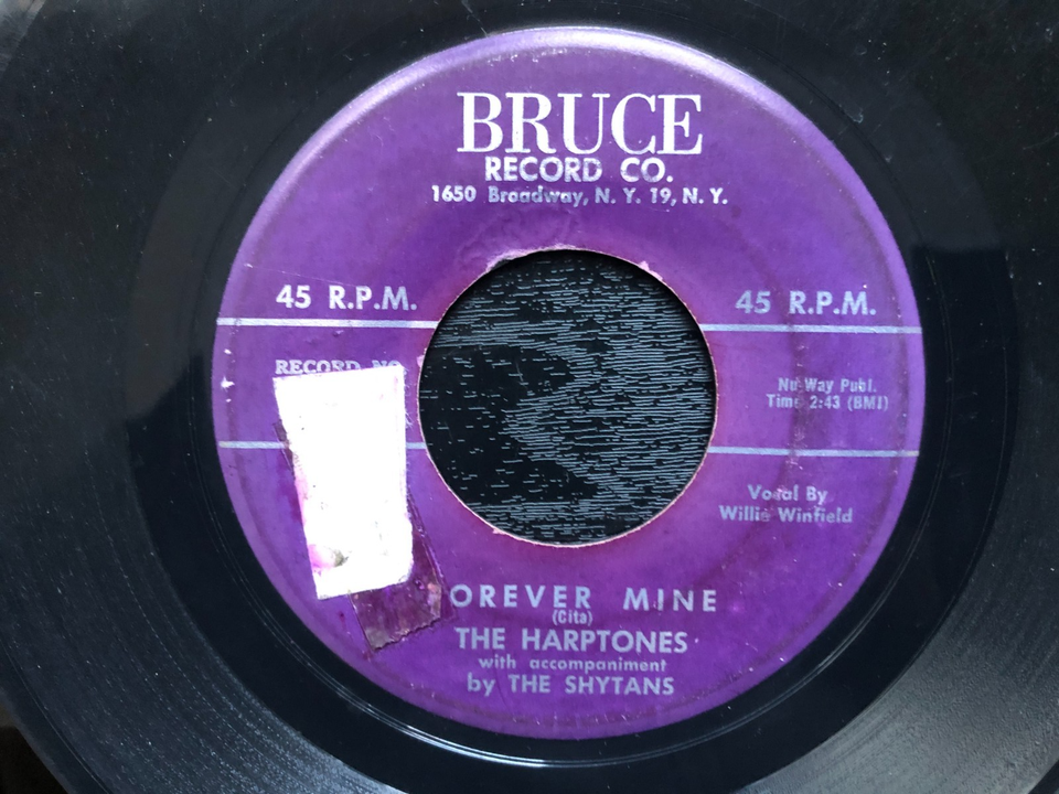 The Harptones WHY SHOULD I LOVE YOU 1954 Bruce 45 rpm single G+ Doo Wop ...