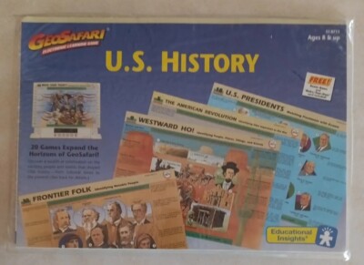 GeoSafari US History 10 Cards 20 Lessons 1991 EI-8713 Complete ...