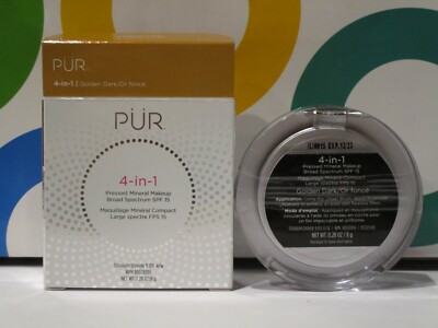 PUR MINERALS ~ 4-IN-1 PRESSED MINERAL MAKEUP ~ GOLDEN DARK ~ .28 OZ | eBay