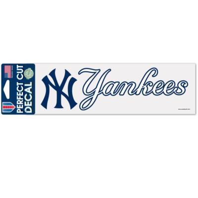 New York Yankees 3"x10" Perfect Cut Decal [NEW] MLB Auto Car Emblem ...