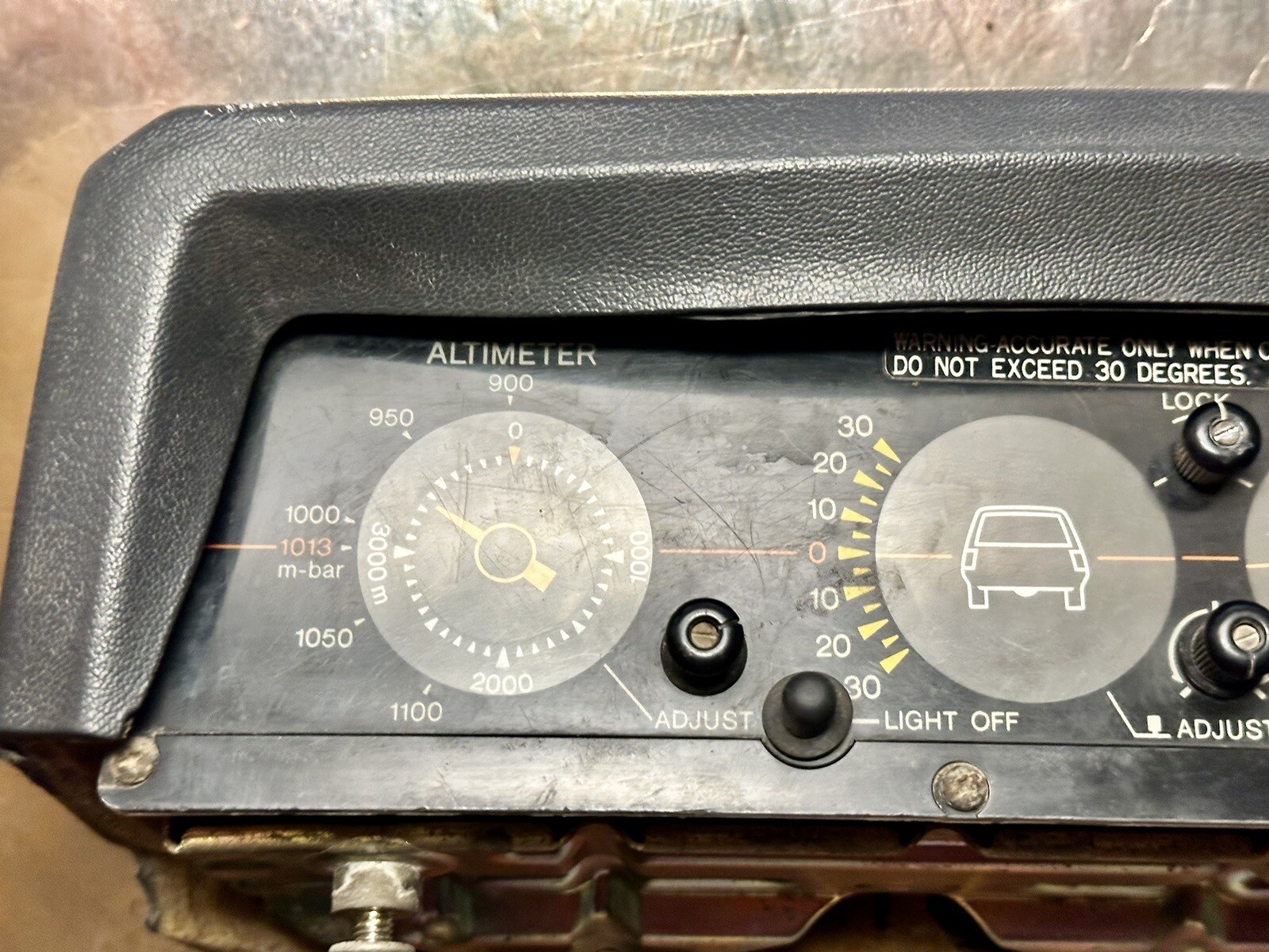 Toyota Land Cruiser 70 Series 4Runner Altimeter Inclinometer OEM Rare ...