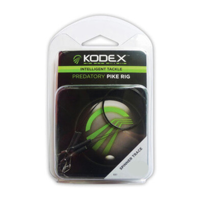 KODEX Spinner Wire Trace - Predatory Pike Fishing Rig 20lb & 28lb Sizes ...