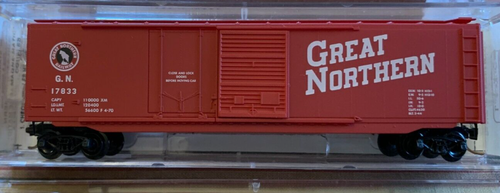 Micro-Trains Line N Scale #33010 Great Northern R.R. 50' Standard Box ...