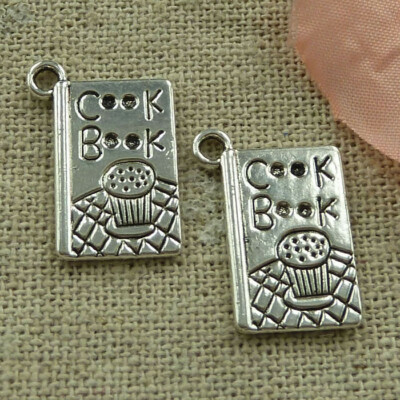 Free Ship 100 pcs tibetan silver cook book charms 19x11mm L-2783 | eBay