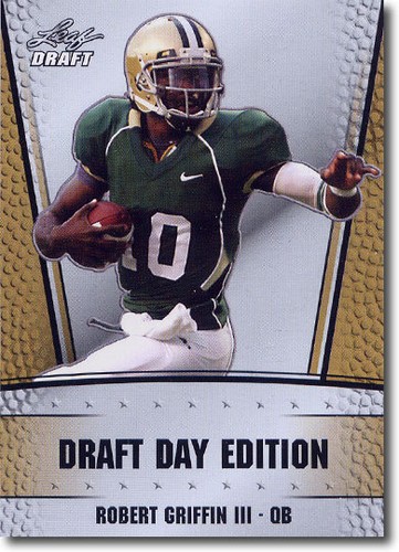 ROBERT GRIFFIN III - RG3 - 2012 Leaf Draft Day GOLD Football ...