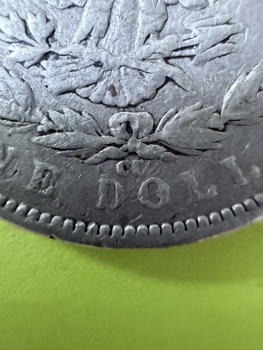 1881 or 1891 CC Morgan Silver Dollar Holed Key Chain Pocket Piece | eBay