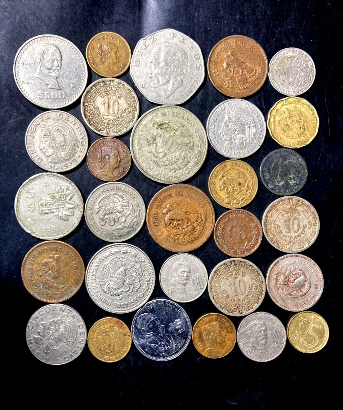 OLD MEXICAN COIN LOT - 1912-PRESENT - Excellent Coins - Lot #B5 | eBay