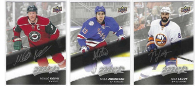 2017-18 Upper Deck MVP Hockey Silver Script Nick Leddy #160 | eBay