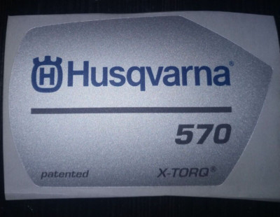 New Original Husqvarna OEM 570 X-torq sticker decal 504094105 | eBay