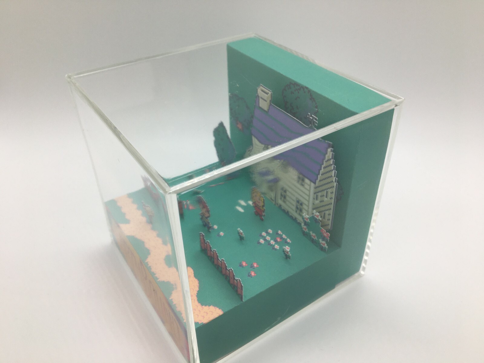 Earthbound Mother SNES Super Nintendo Shadow Box Diorama Cube Ness at ...