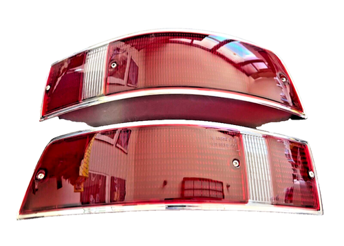 Porsche 911 912 930 69-89 USA Red Rear Turn Signal Tail Light Lens ...