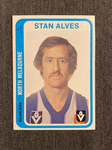 1979 VFL Scanlens #67 Stan Alves North Melbourne | eBay Australia