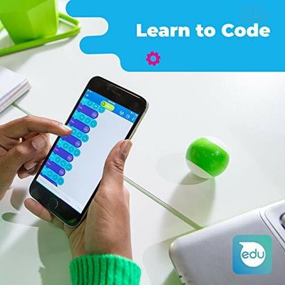 Sphero Mini Green App-Controlled Robotic Ball, STEM Learning and Coding ...