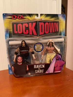 Raven vs Sabu TNA Impact Lock Down ECW WWE Wrestling Figures | eBay