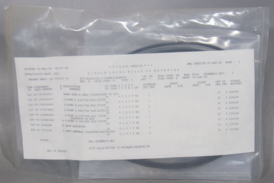 NEW ASM PN: 04-350023-01 Kit-Elevator O-Rings/Gaskets | eBay