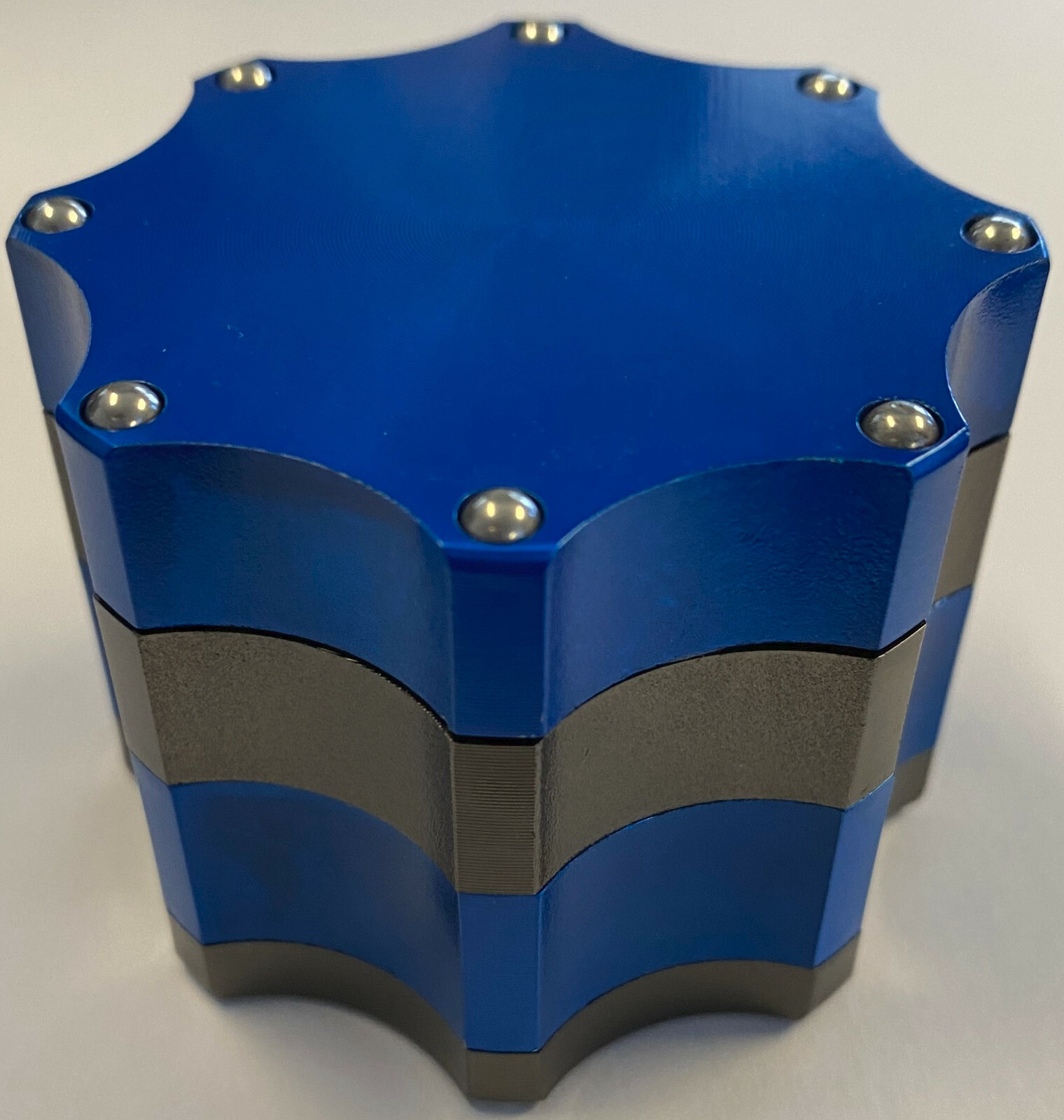 2.3" 4 Piece All Magnet Octagon Iron Ball Grinder Herb Spice Crusher ...