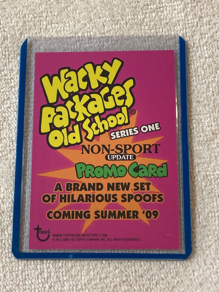 2009 Topps Wacky Packages Old School Series 1 NM Promo Card NSU ...