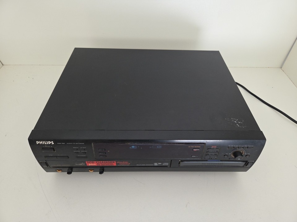 Vintage CD Recorder Philips CDR785 3 Disc CD Player w/ CD Recorder | No ...