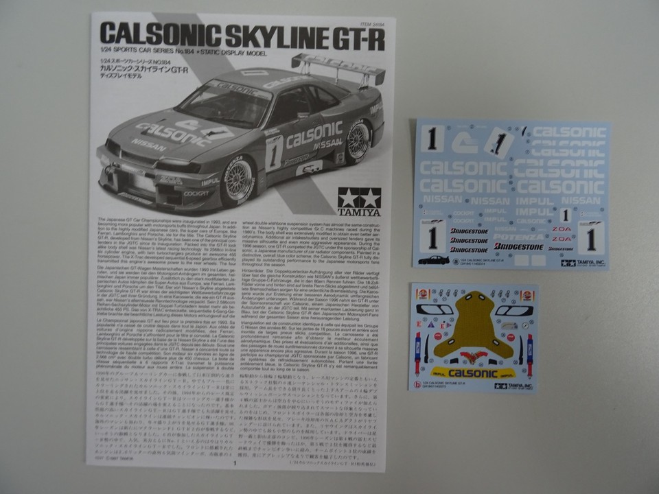 TAMIYA Nissan Skyline GT-R "R33 Pennzoil" 1:24 Bausatz # 24184 | eBay