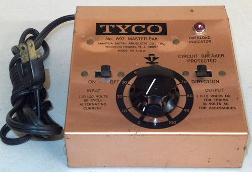 Tyco #897 Master-Pak DC Hobby Transformer Train Controller | eBay