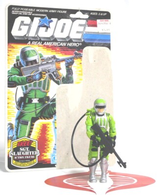 GI Joe Action Figure SCI FI Complete w Gun & Backpack & Cardback 1986 ...
