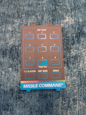 Missile Command (Atari 5200, 1982) - Overlay 77000052025 | eBay