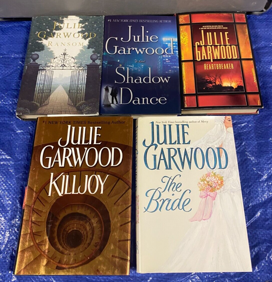 Julie Garwood Lot of 5 Hardcover Books ~ Romance/ Thriller/ Fiction ...