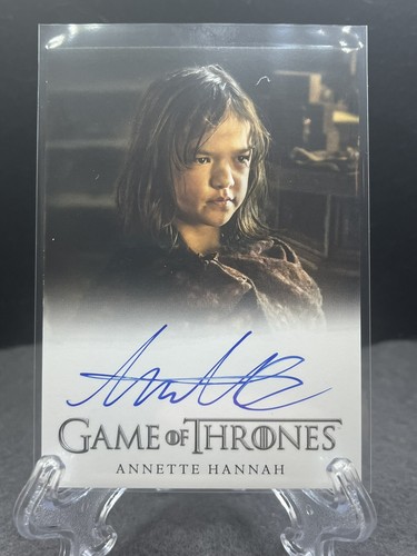 2023 Game Of Thrones Art & Images ANNETTE HANNAH Auto Autograph FRANCES ...