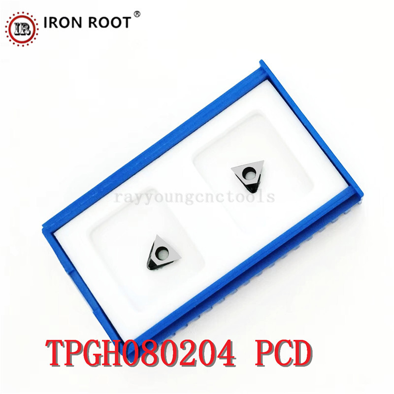 2P TPGH080204 PCD Diamond Boring Inserts Indexable Inserts CNC Metal ...