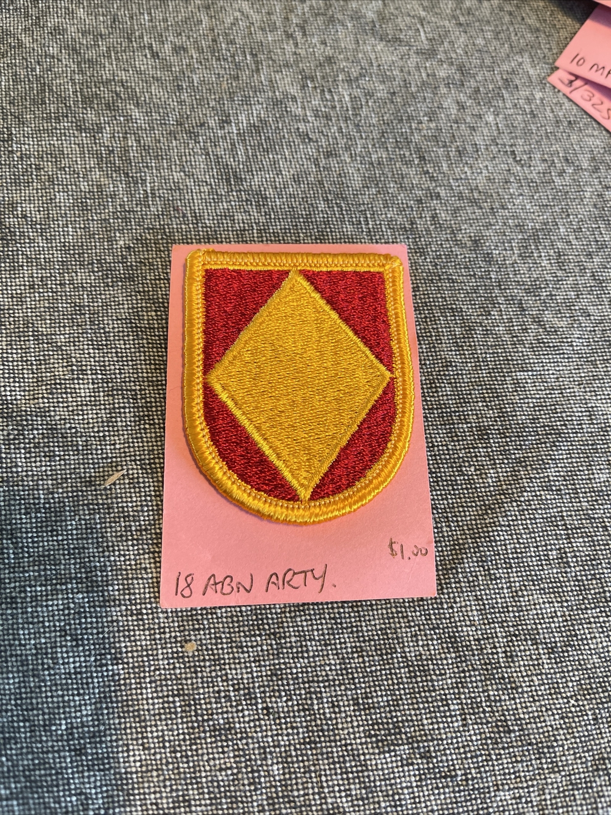 18 ABN Artillery Patch Army | eBay