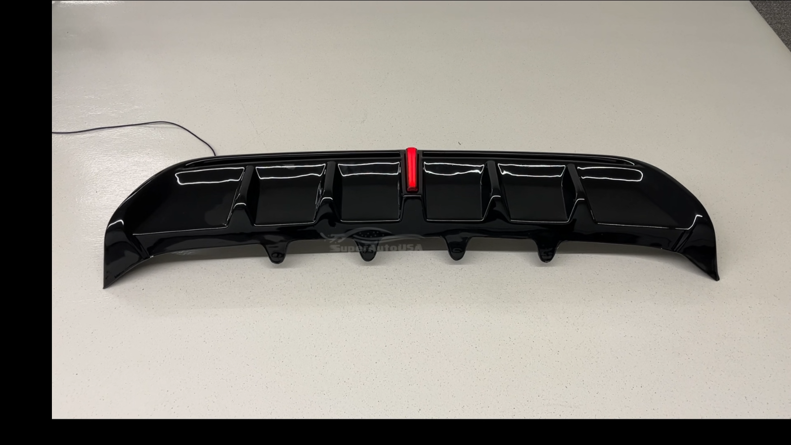 Fit 2018-2024 Toyota Camry TRD Style Gloss Black Rear Diffuser & Corner ...