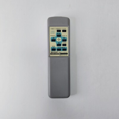 Sharp Audio System Gray Remote Control Model RRMCG0023SJSA R61 B1 | eBay
